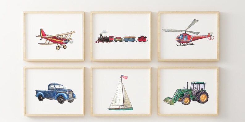 Tractor Print Vehicles Print Tractor Pictures Tractor | Etsy