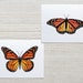 Monarch Butterfly Notecards, Monarch Stationery, Set of 8 Cards With ...