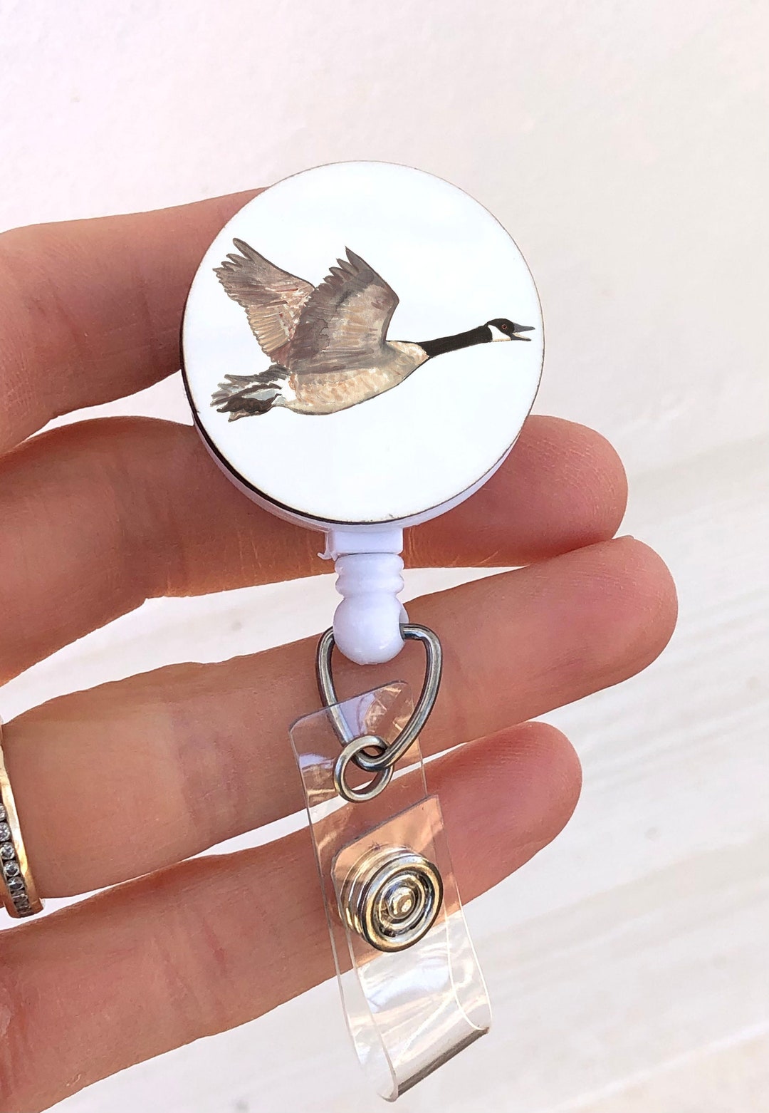 Canada Goose Badge Reel, Goose ID Badge Holder for Nurses, Teachers ...