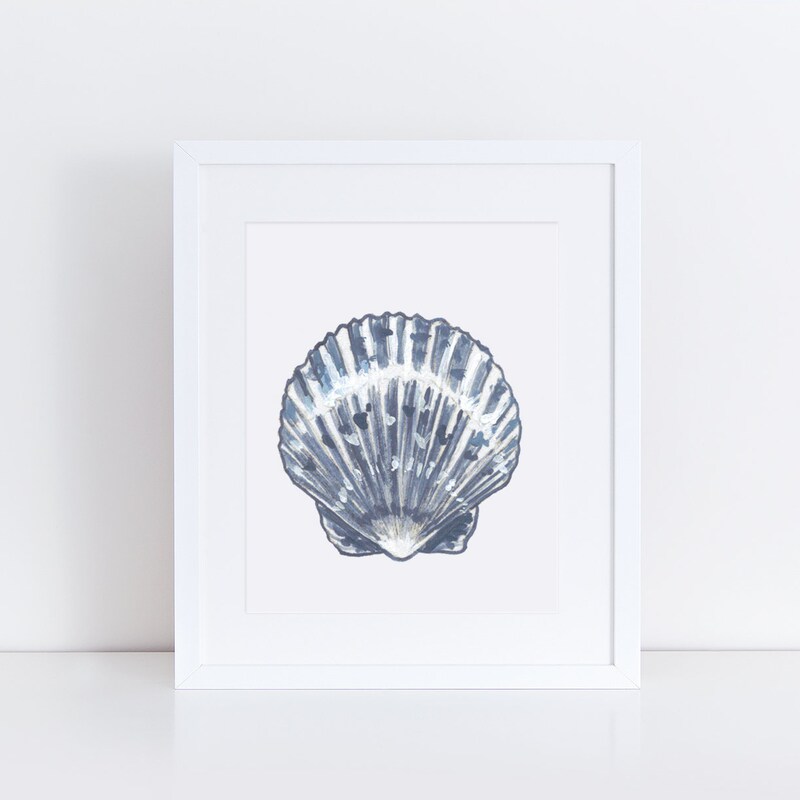 Shell Art Print - Etsy