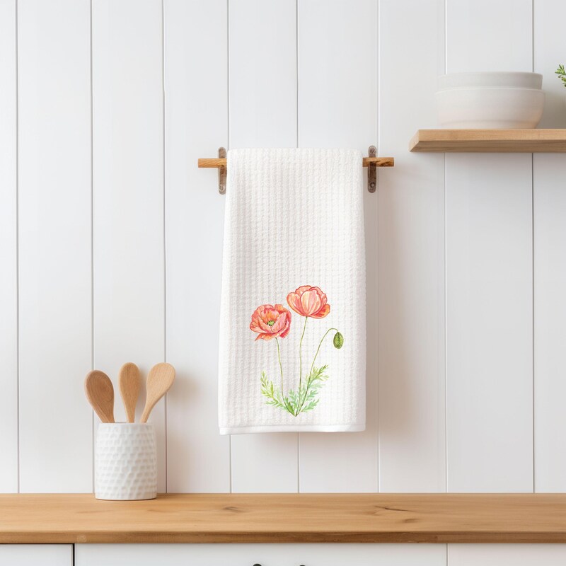 Poppy Towel - Etsy