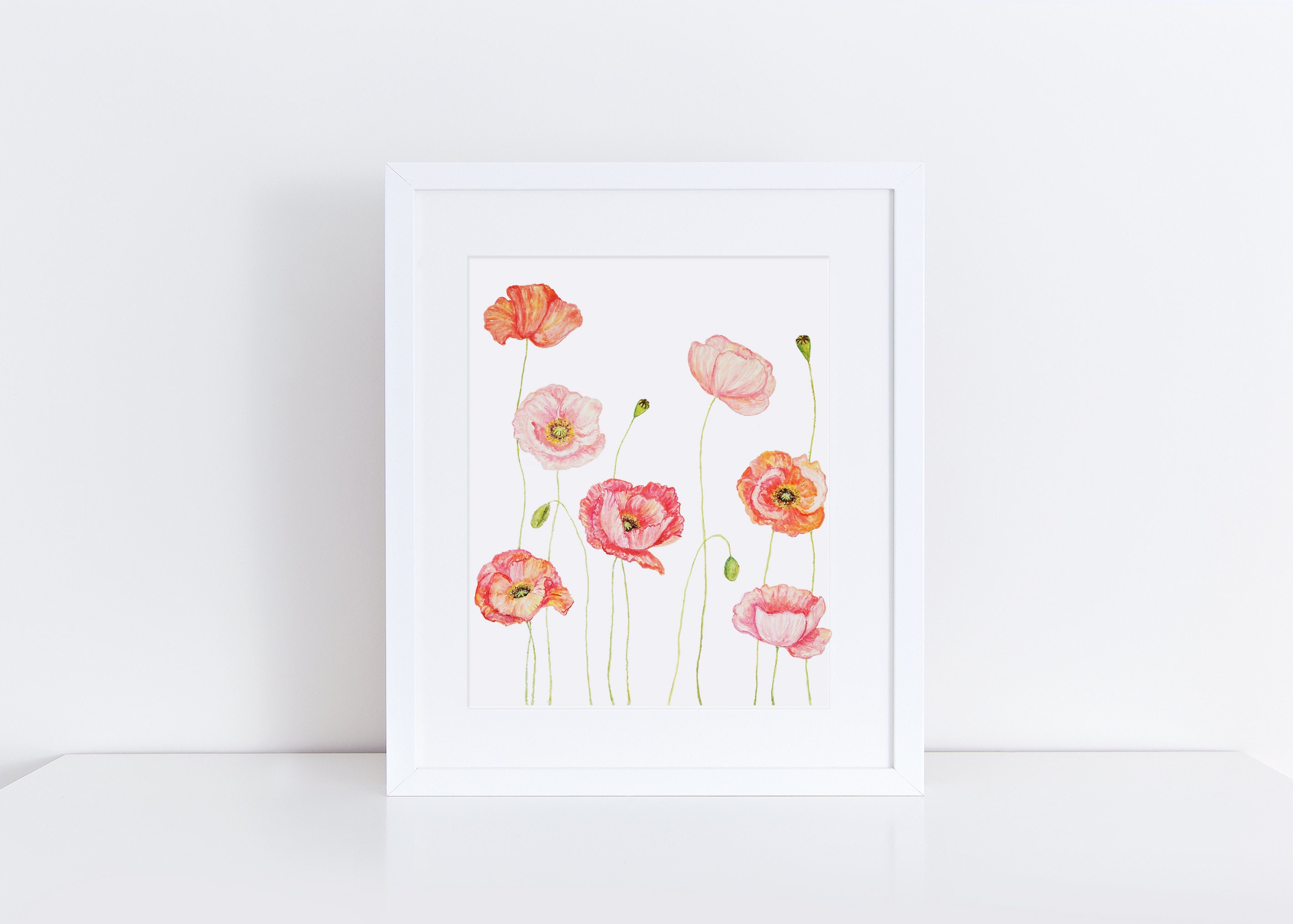 Poppies print poppies painting poppies wall art poppies | Etsy