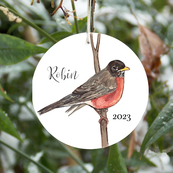 Robin Ornament - Etsy