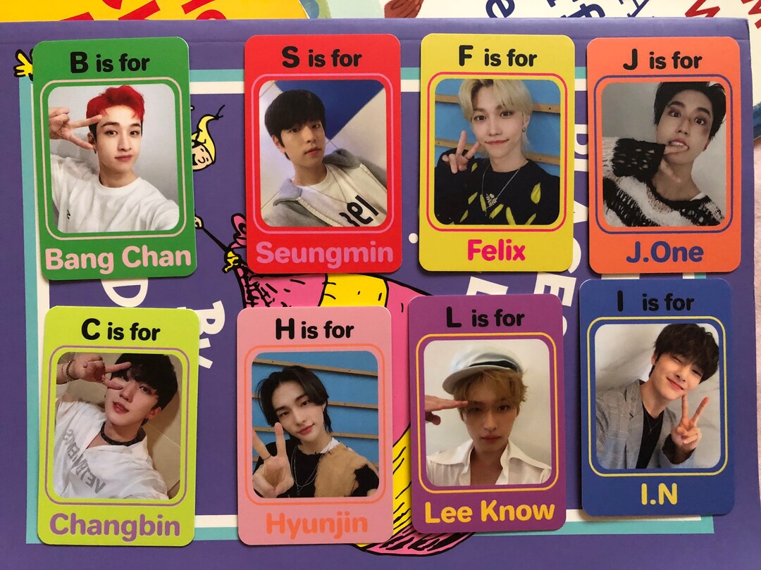 Stray Kids ABC Alphabet Photocards - Etsy UK