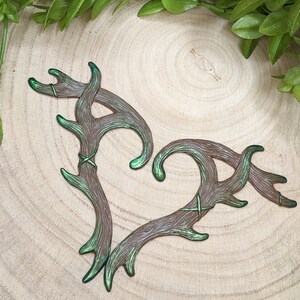 Antlears Fantasy Earcuff. Handmade in Polymer Clay. Faun Jewelry ...