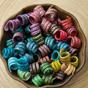 Snake Ring Handmade in Flexible Polymer Clay, Adjustable Animal Ring ...