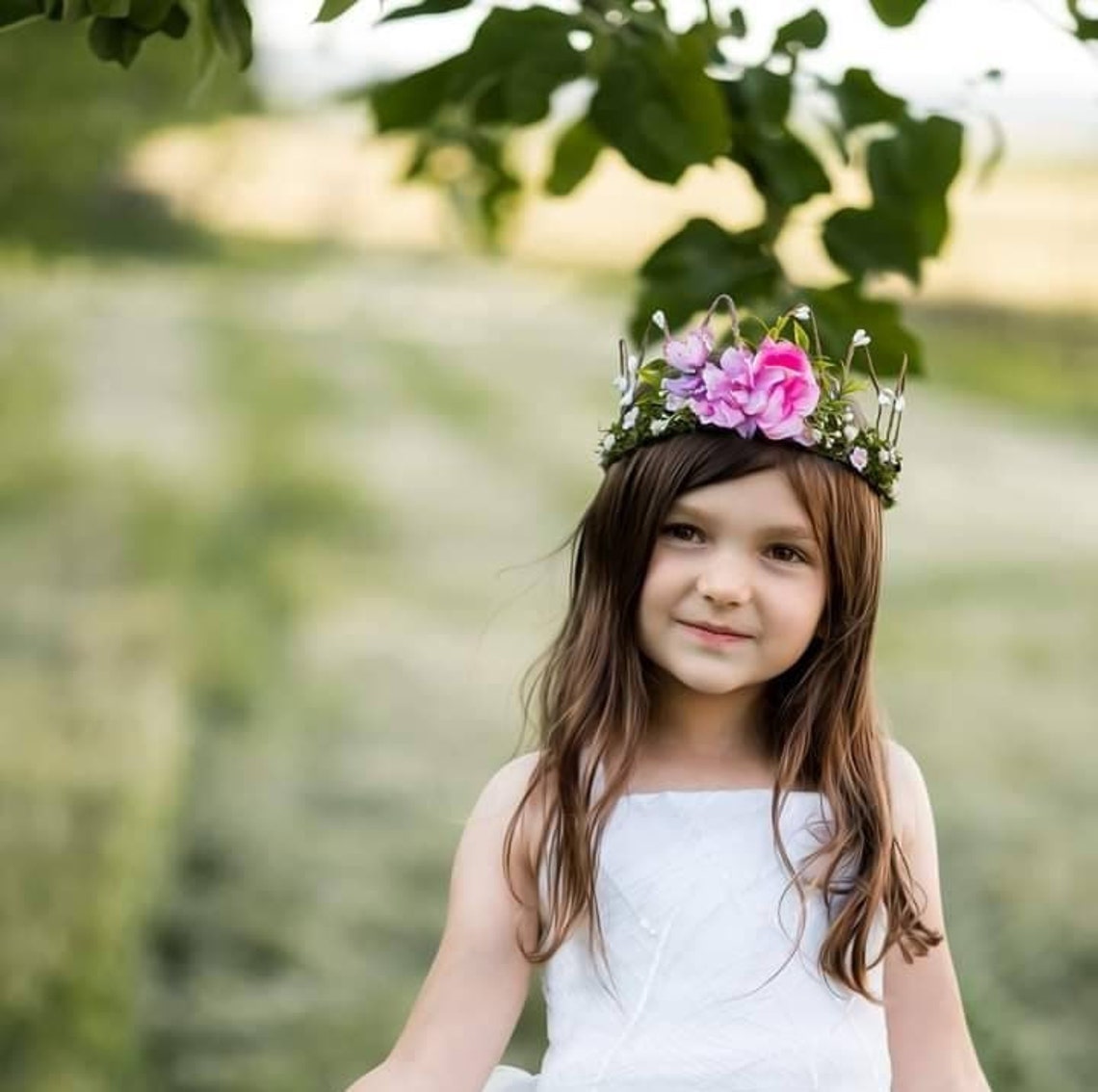 Purple Flower Fairy Crown Floral Princess Headband Lavender - Etsy