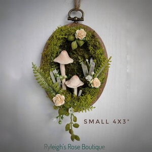 Cottagecore Decor, Mushroom Gift, Embroidery Hoop, Festival Accessory ...