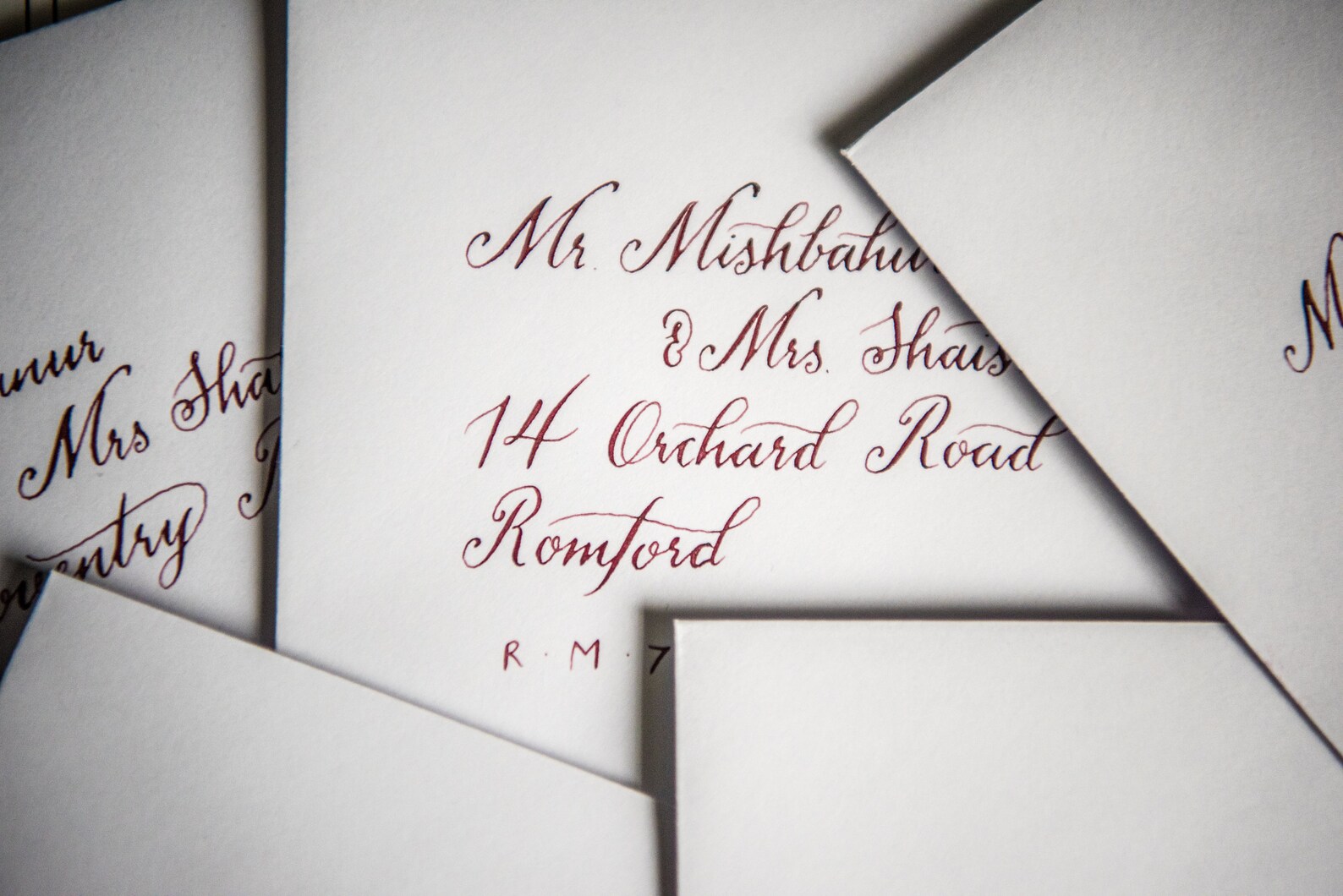 Envelope Addressing Service - Hand Lettered Calligraphy CLASSIC Style ...