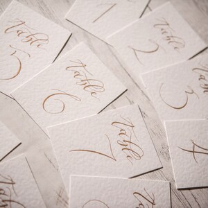 Hand Lettered Calligraphy Table Names/numbers CLEAN Range - Etsy