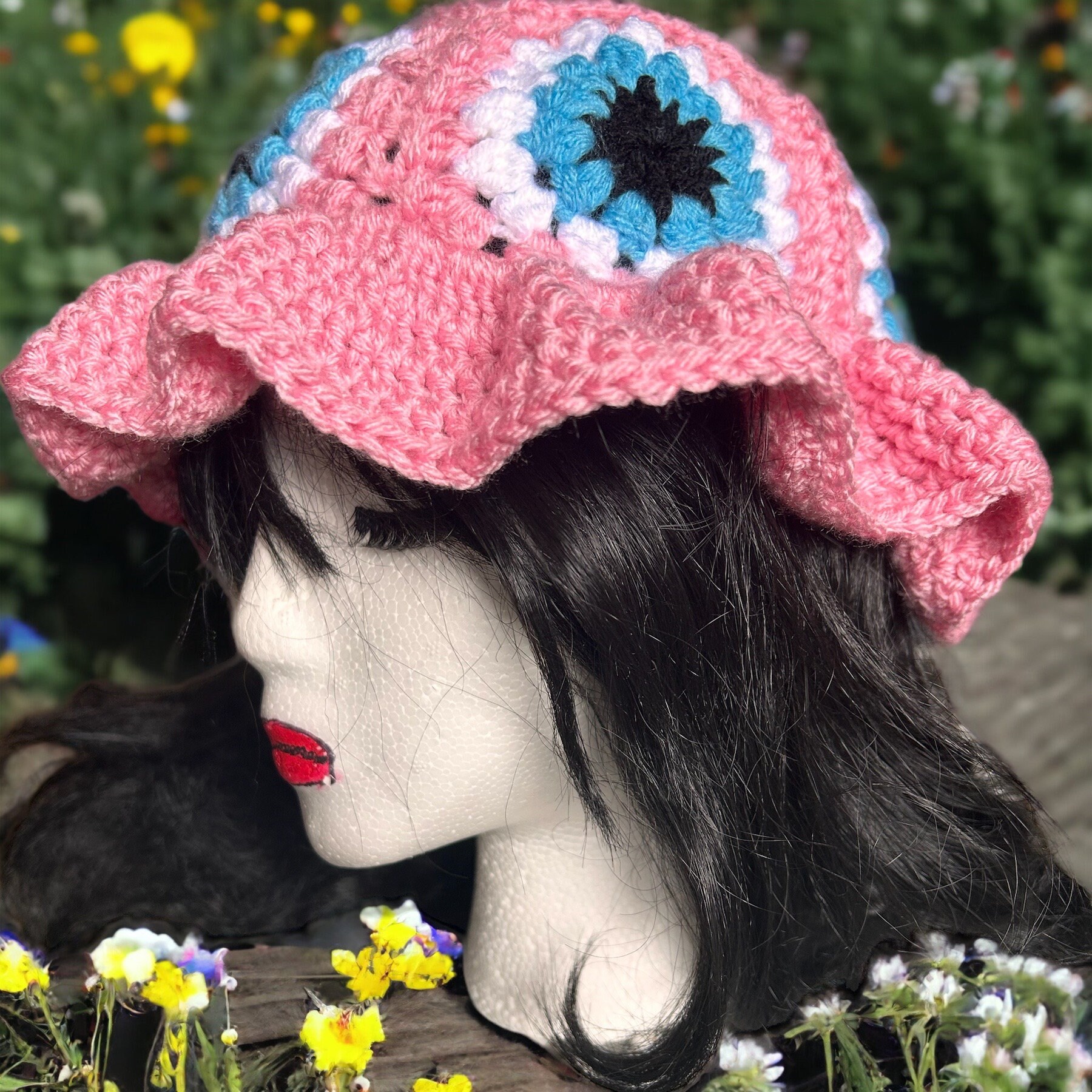 Evil Eye Crochet Bucket Hat - Etsy