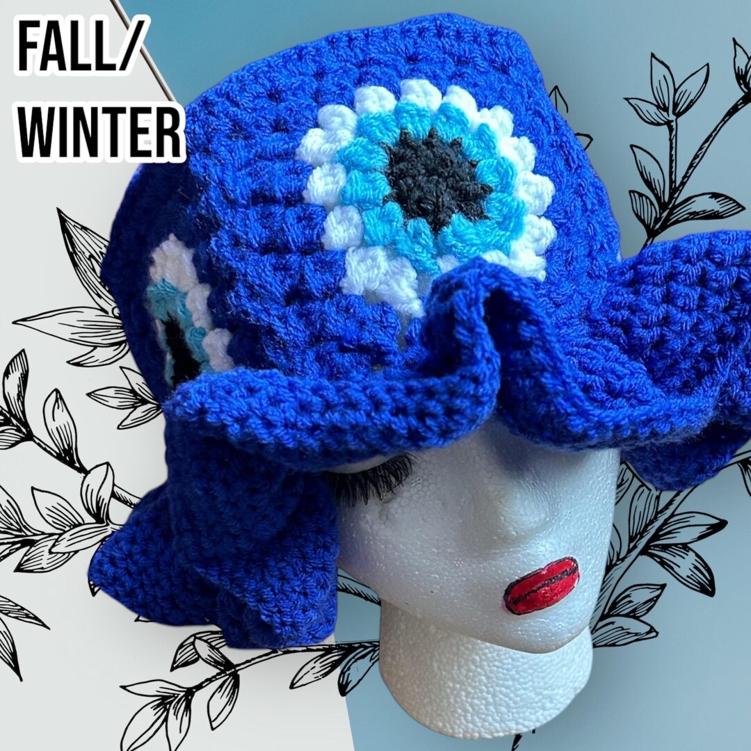 Evil Eye Crochet Bucket Hat - Etsy