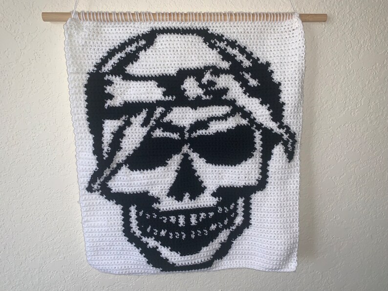 Gangsta Skull Crochet Pattern - Etsy