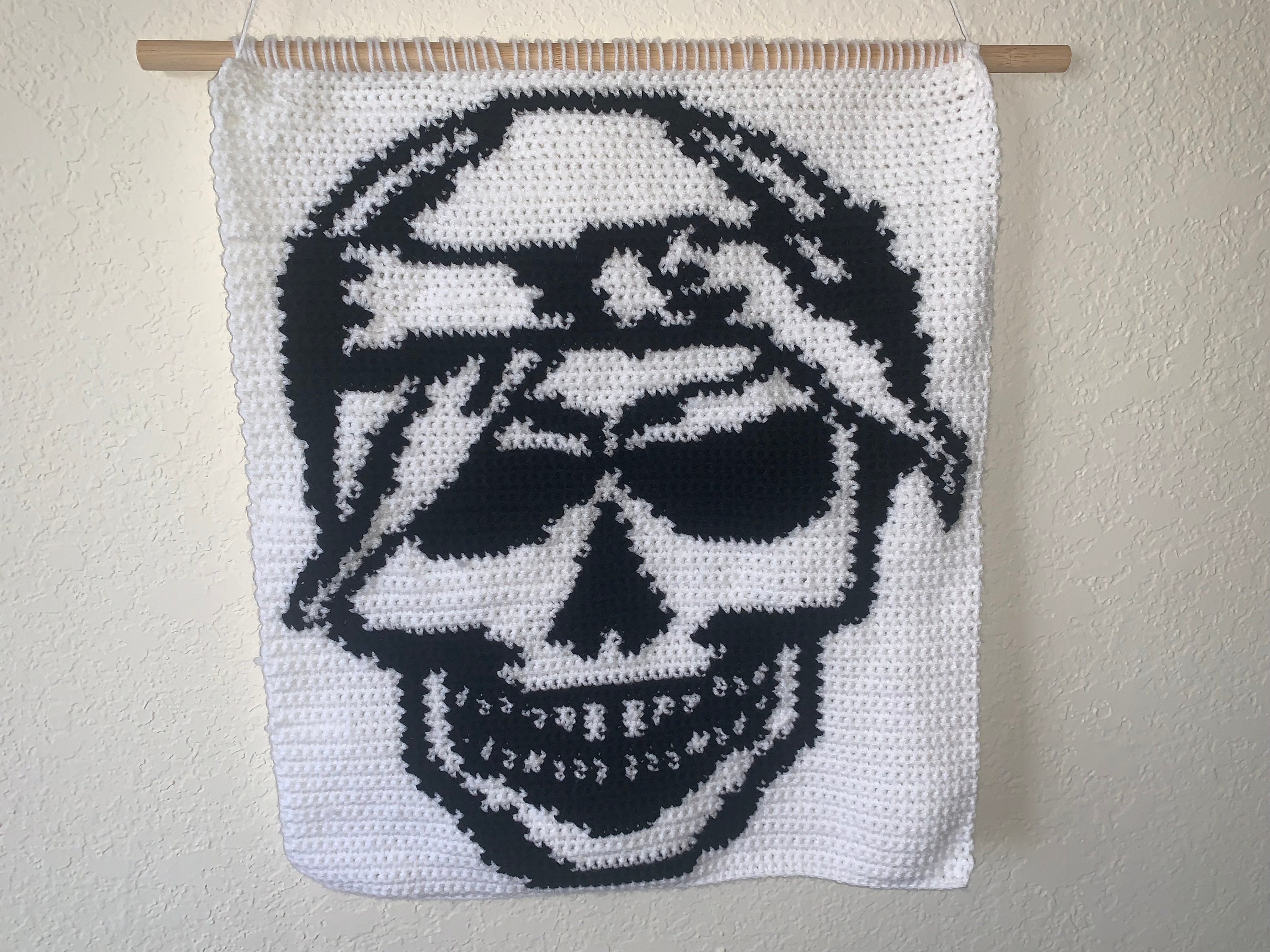 Gangsta Skull Crochet Pattern - Etsy