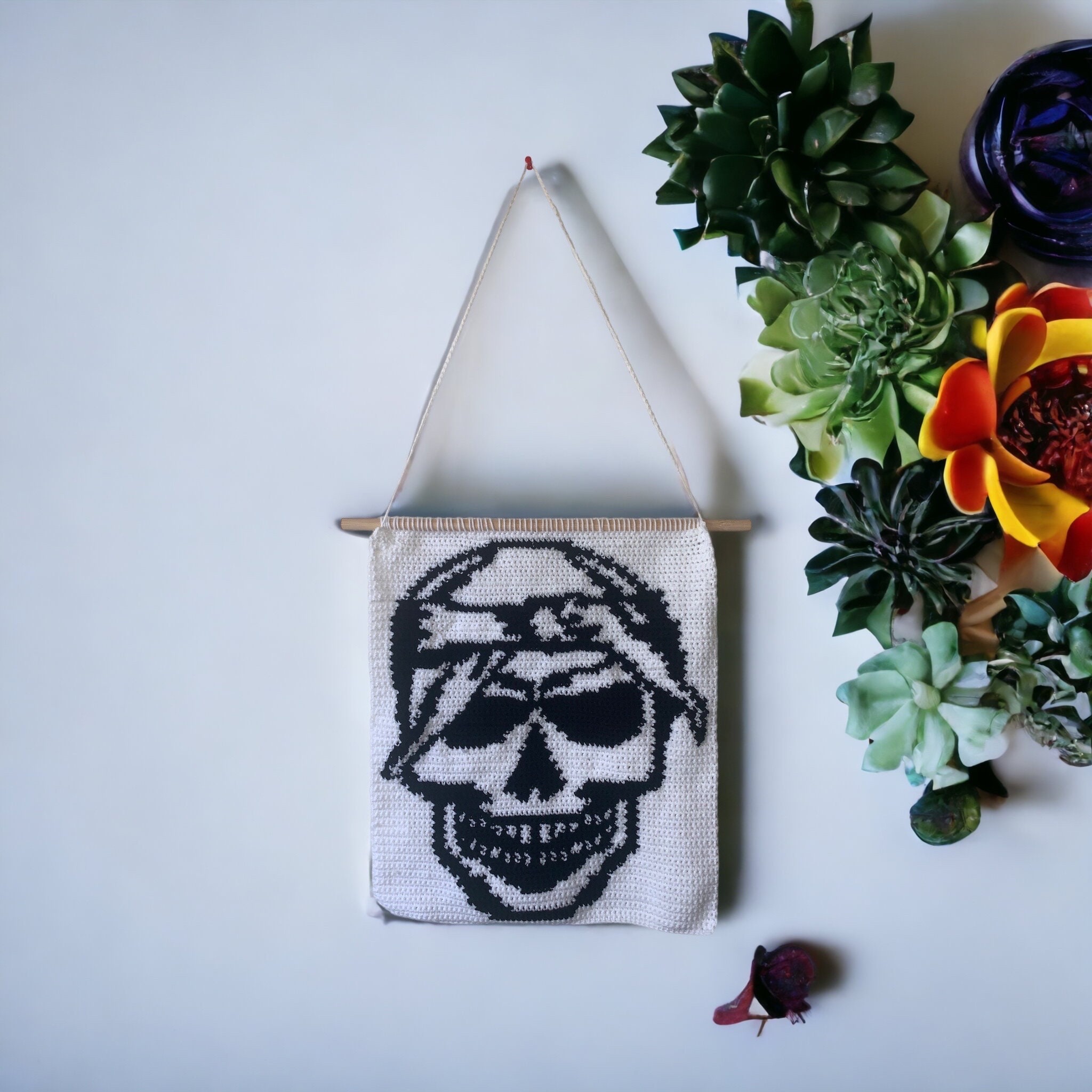 Gangsta Skull Crochet Pattern - Etsy