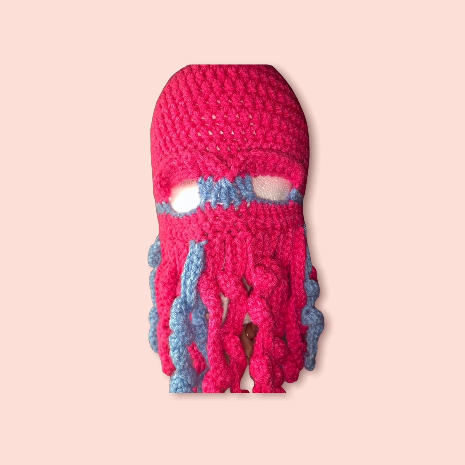 Crochet Octopus Beanie Mask - Etsy