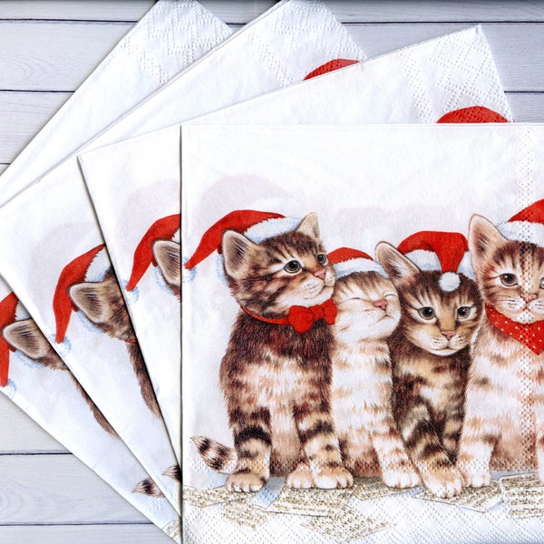 Decoupage Cat - Etsy