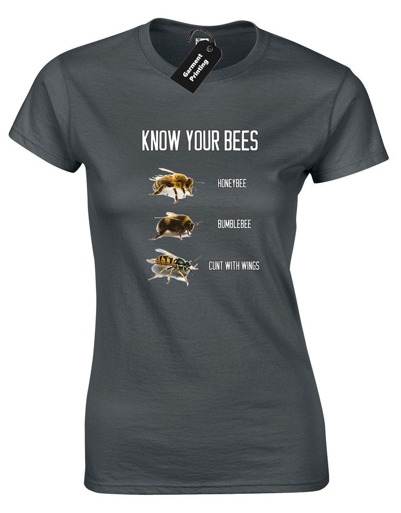Know Your Bees Ladies T-shirt Womens Funny Rude Offensive - Etsy UK