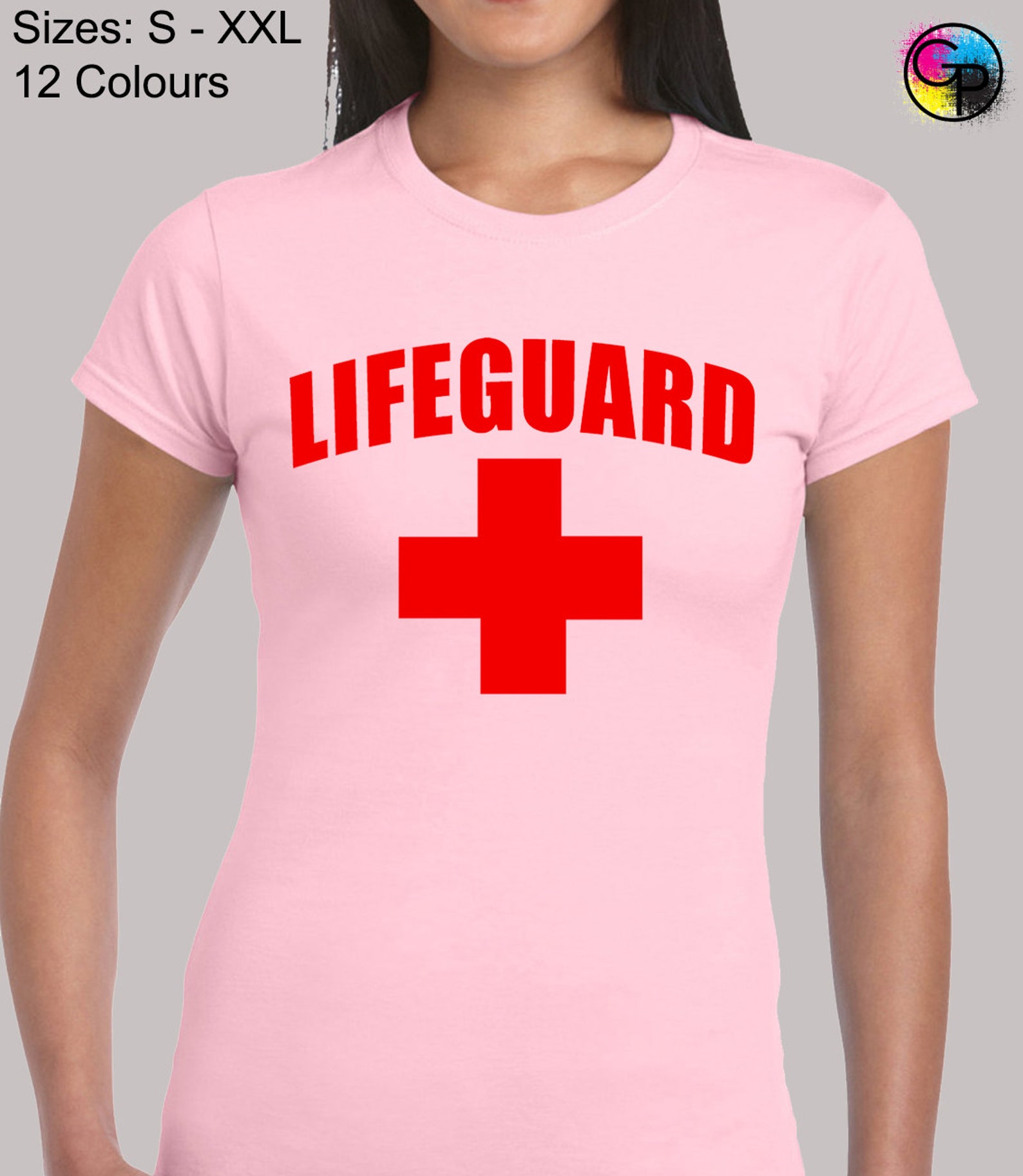 Lifeguard Ladies T Shirt Womens Funny Slogan Logo Beach Patrol - Etsy