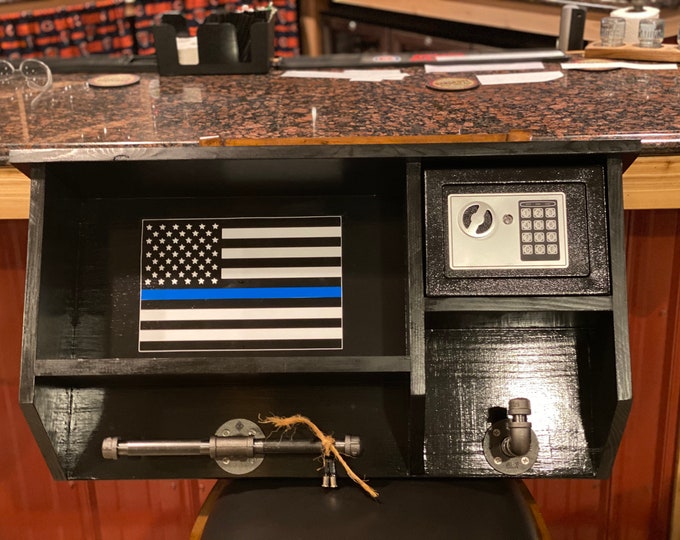 Thin Blue Line Flag Wall Rack | Etsy
