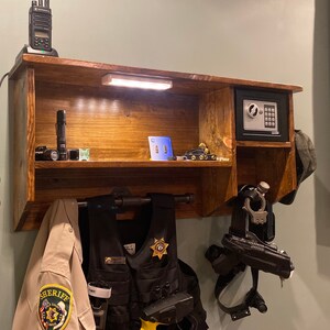 Thin Blue Line Flag Wall Rack - Etsy