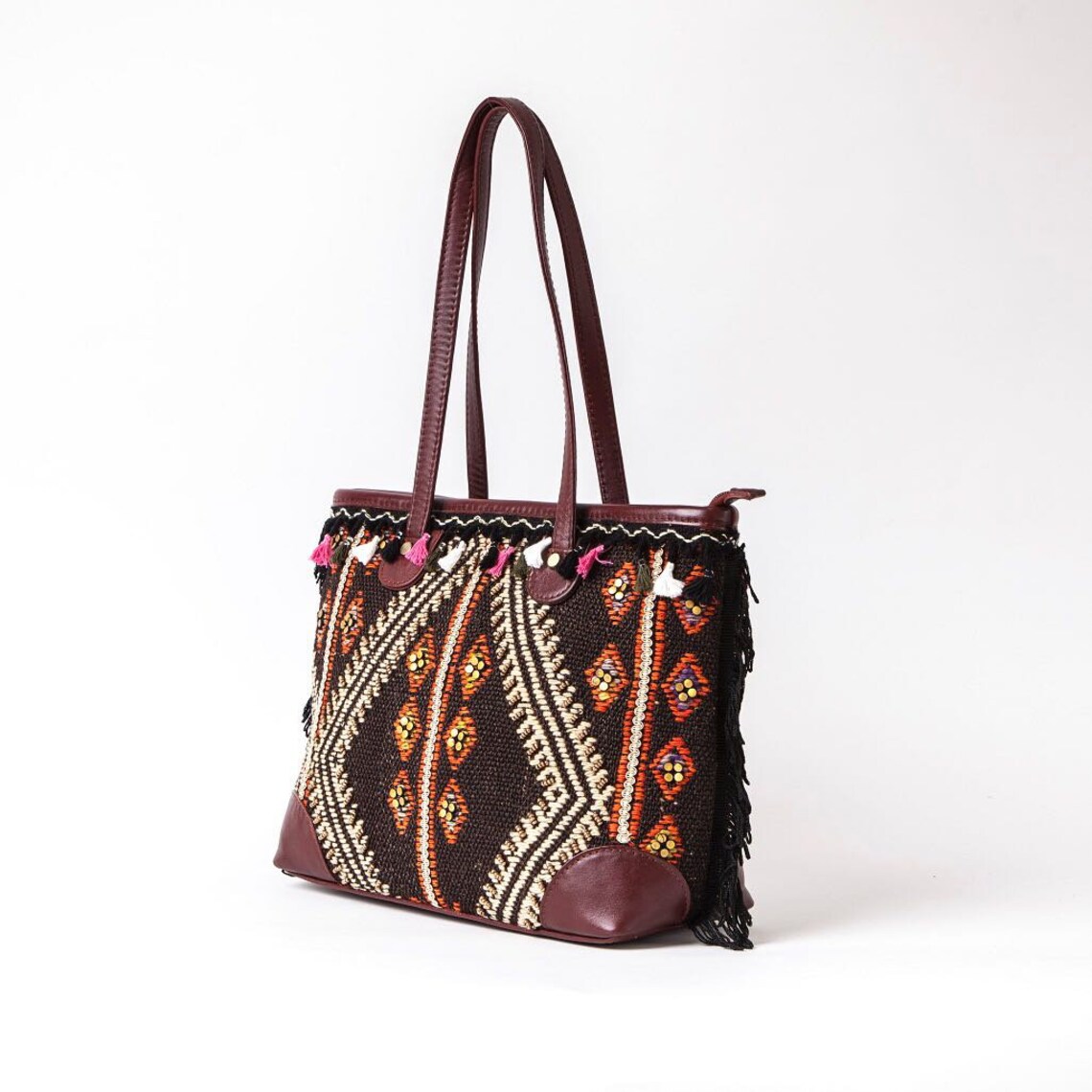 Kilim Hand Bag,carpet Bag,woman Kilim Bag, Turkish Kilim Bag, Handmade ...