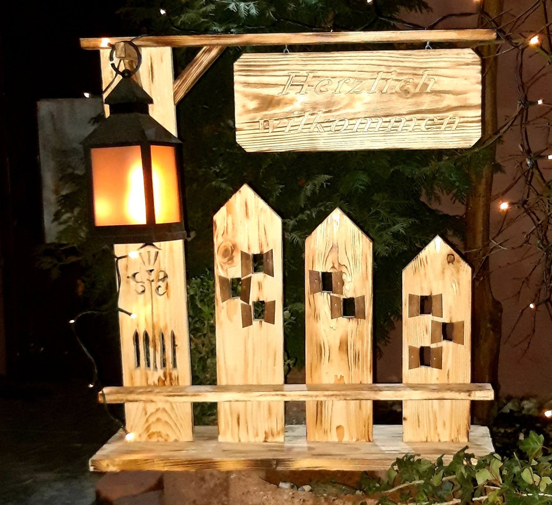 Welcome Object for Garden, Front Door,terrace, Balcony Decoration Stand ...