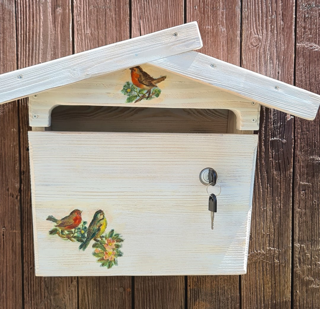 LETTER, POST BOX, Mailbox, Rural Flamed, Natural or Romantic in Shabby ...