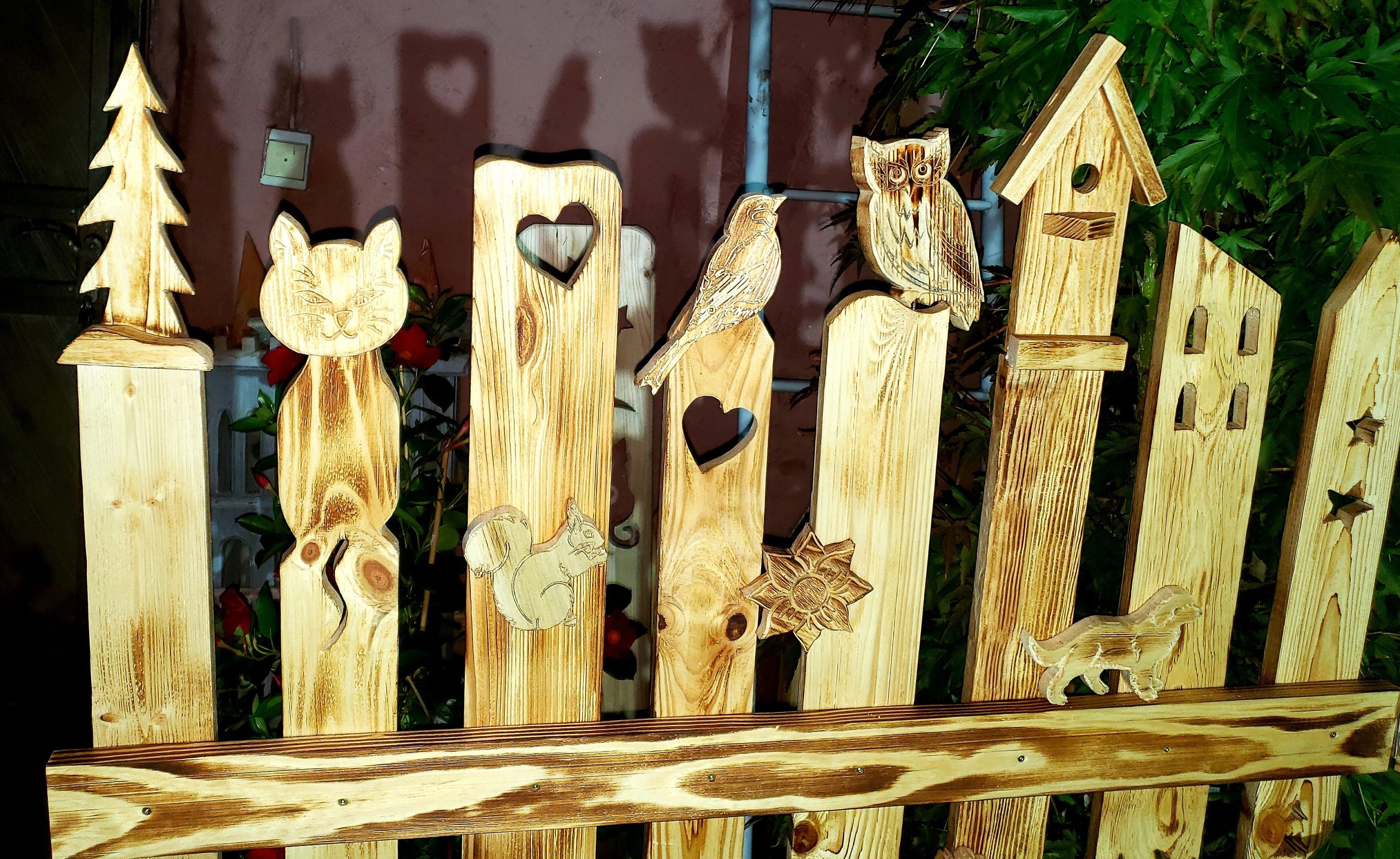 Einzigartigen spezialgefertigten handgemachten Deko Zaun für - Etsy.de