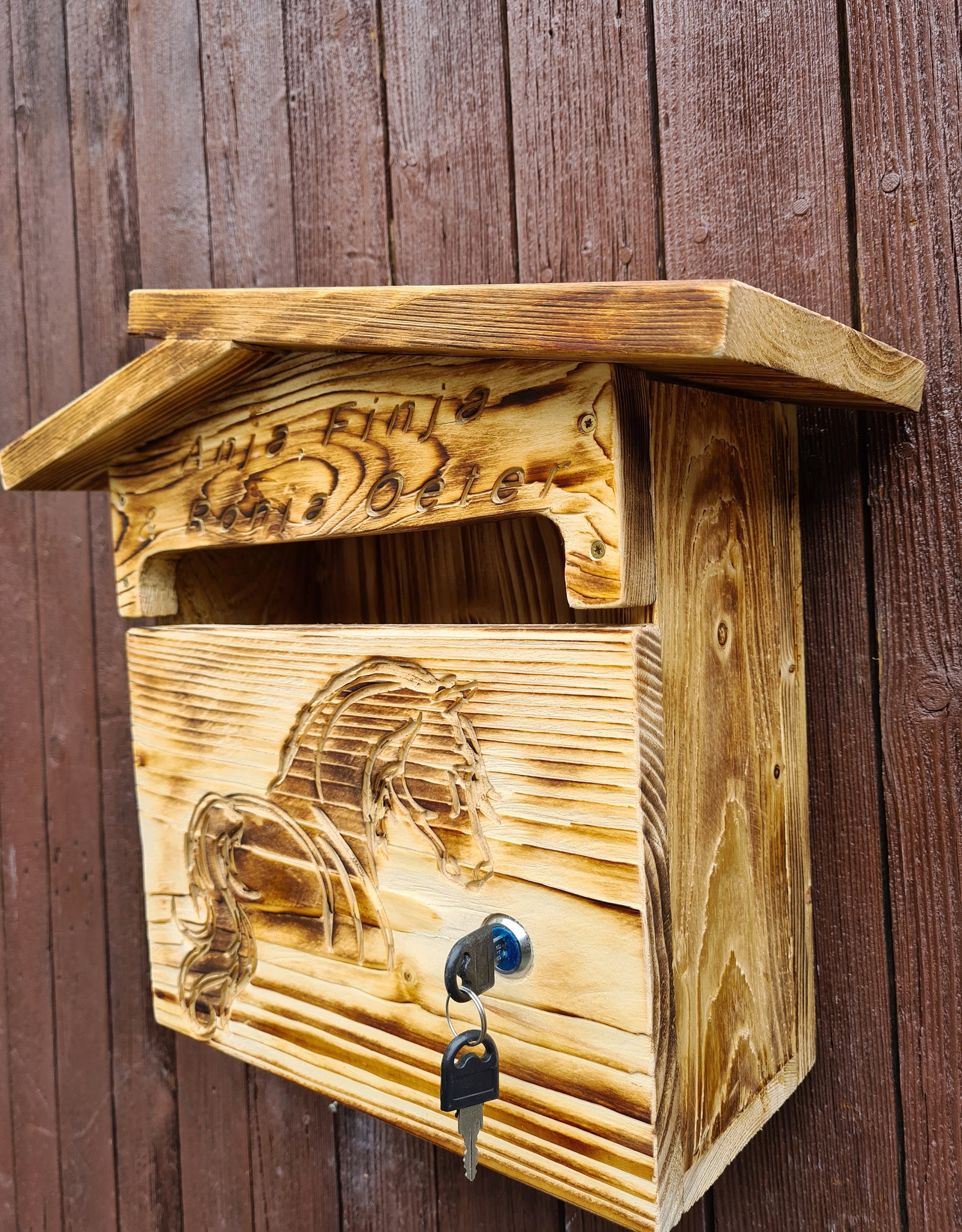 Faszinierend Briefkasten Holz Rustikal Ebenbild