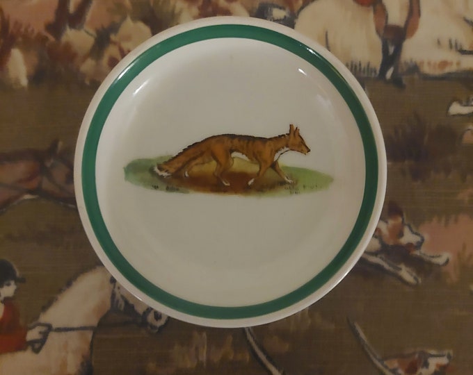 A Rare Copeland Spode Pin Tray Featuring a Fox From JF Herring's ...