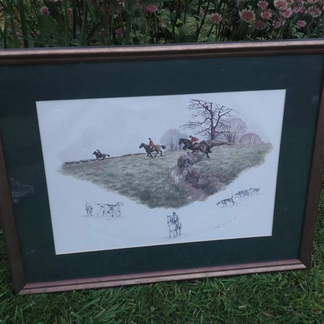 A Set of Four Licensed Prints by Nigel Hemming. English Fox Hunting ...