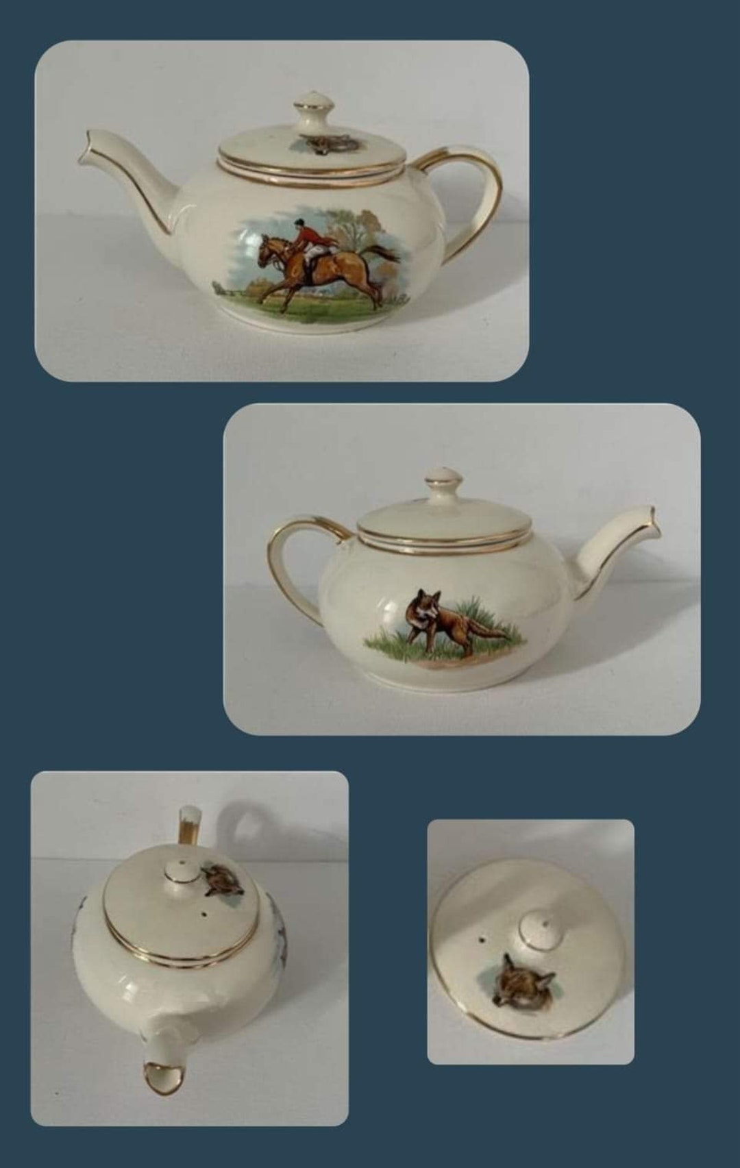 A Rare Royal Winton Grimwades Teapot. Tea for One in This Beautiful ...