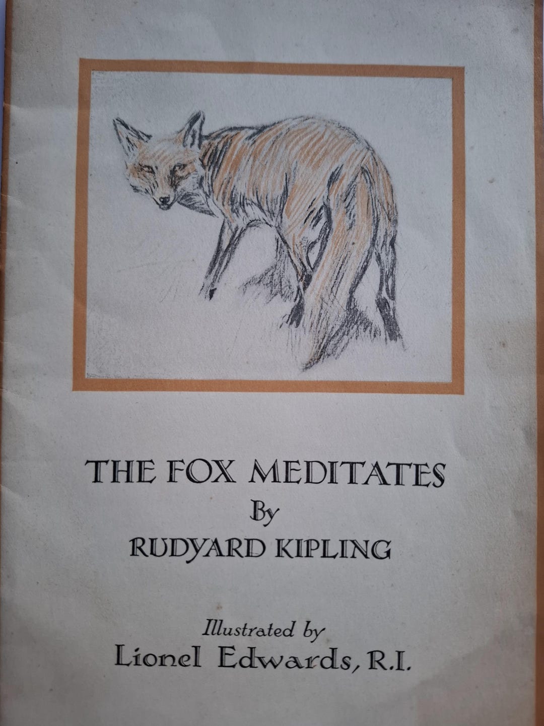 A 1930's Poem by Rudyard Kipling, Presented in Pamphlet Form ...