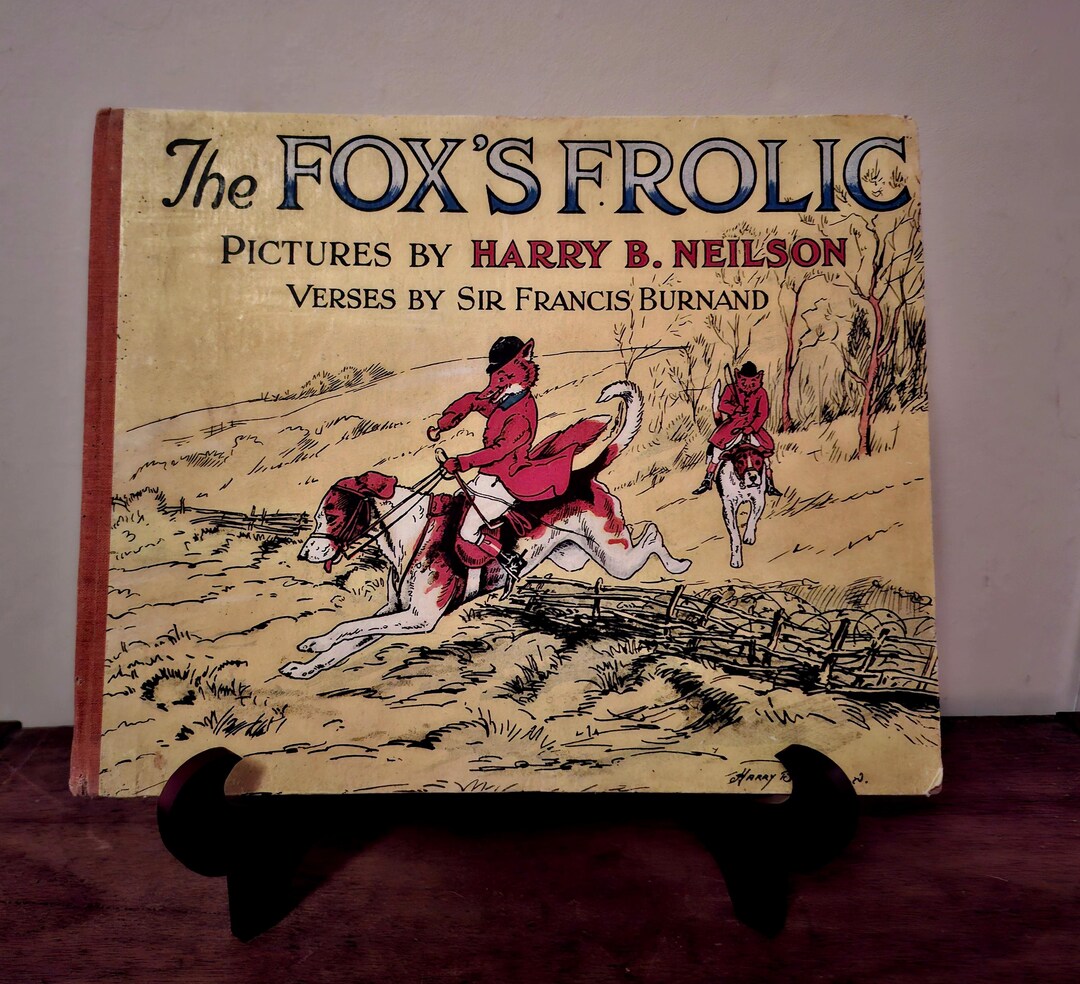 A 1930s Children's Book, Colourfully Illustrated With Anthropomorphic ...