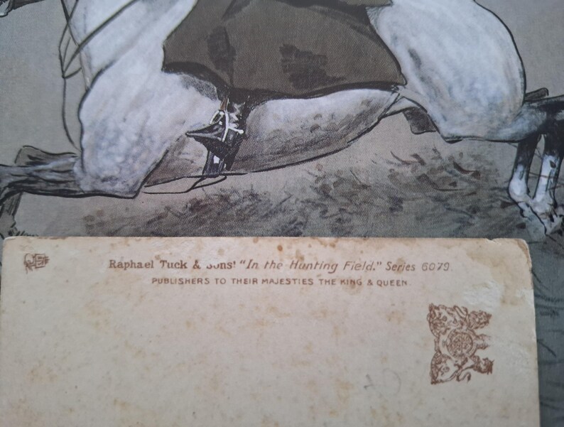 An Early 20th Century Postcard of Interest to Foxhunters or Horse and ...