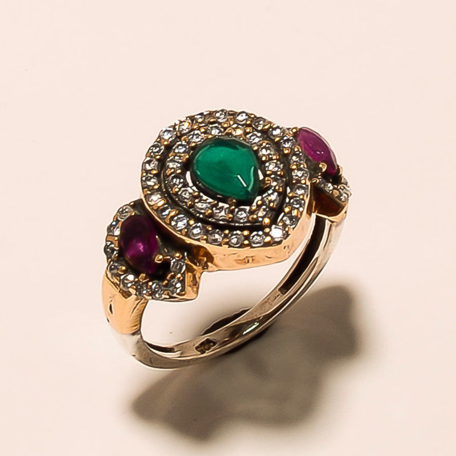 Silver Rings Turkish Ring Victorian ring Engagement Ring | Etsy