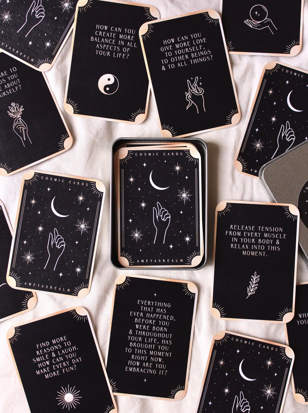 Cosmic Cards // Self Reflection Deck - Etsy