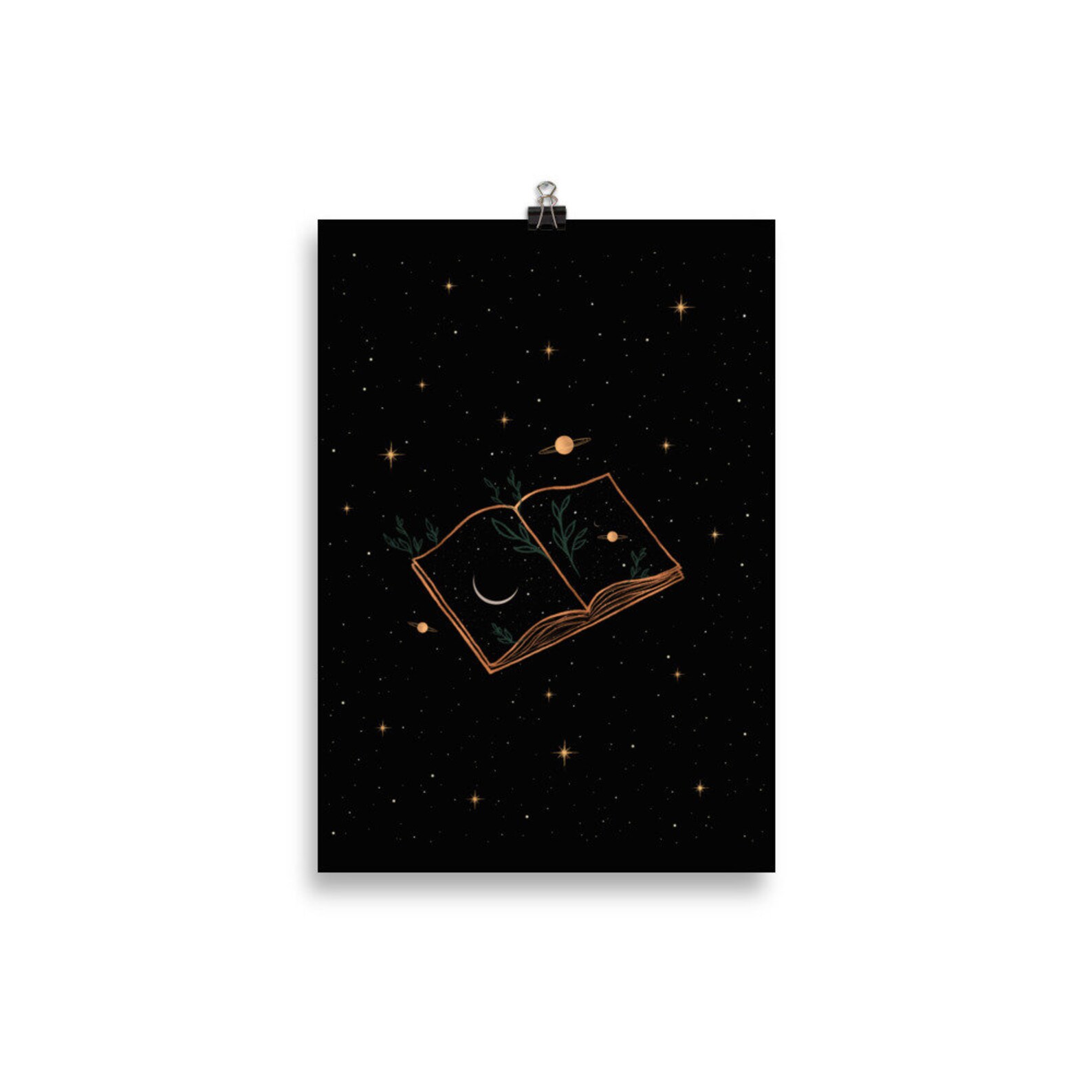 Book of Magic Print | Etsy