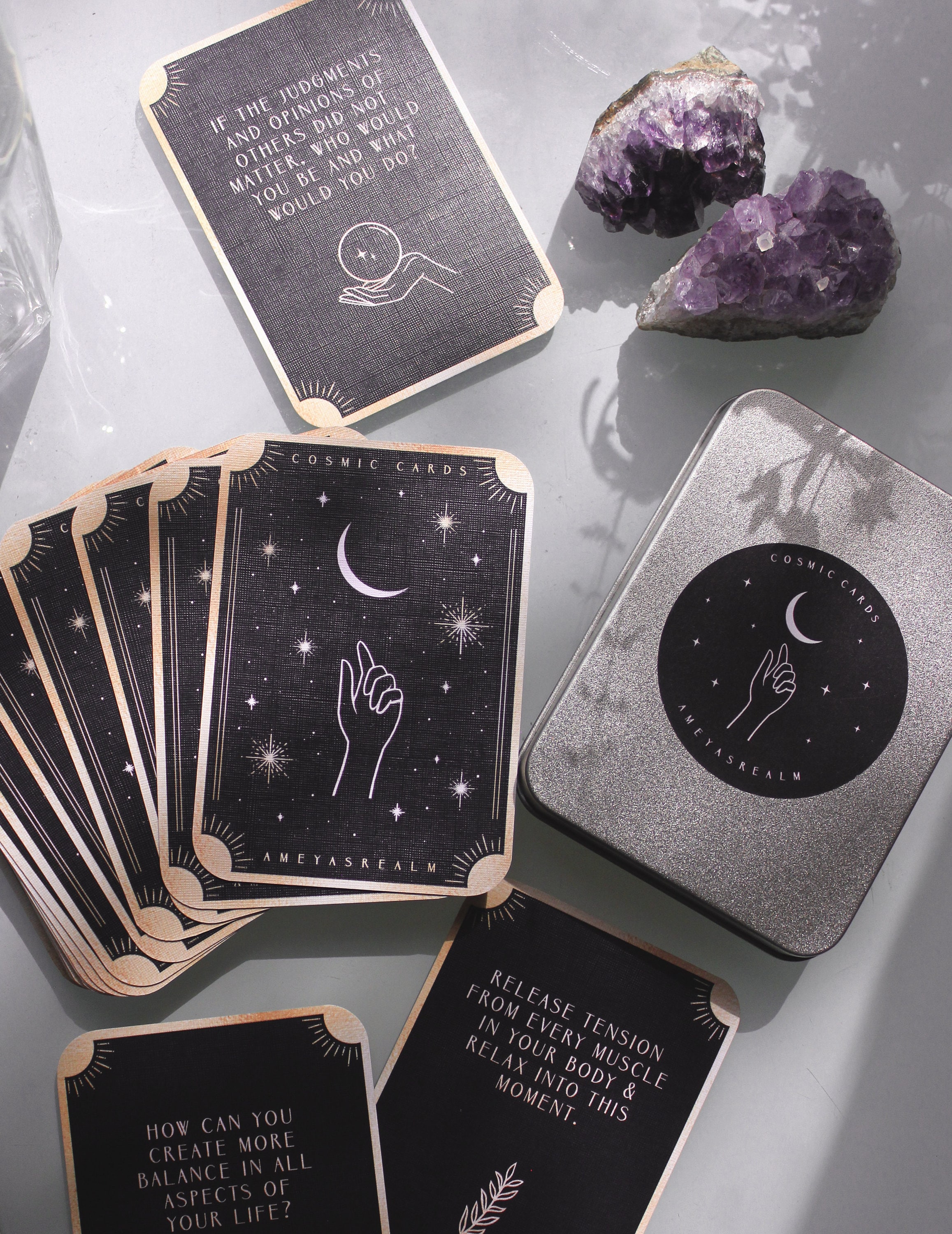 Cosmic Cards // Self Reflection Deck - Etsy Australia