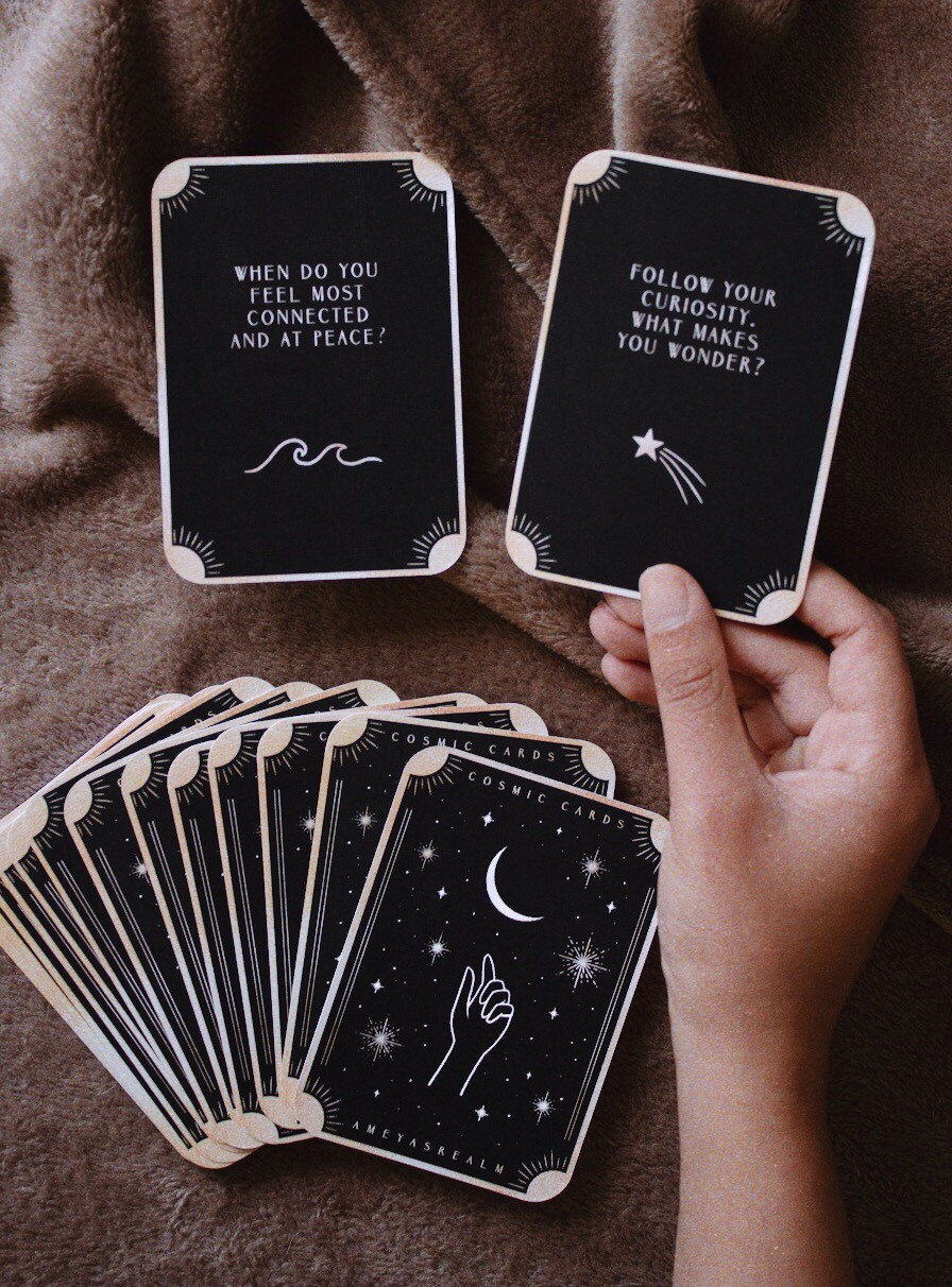 Cosmic Cards // Self Reflection Deck - Etsy Canada