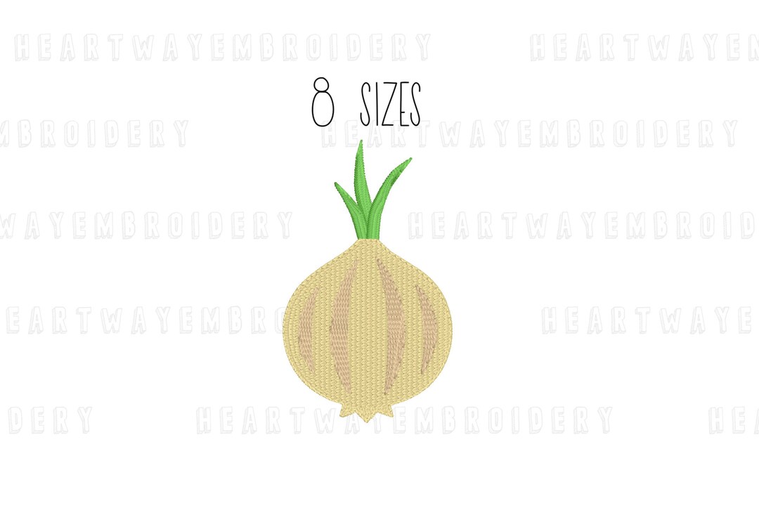 Mini Onion Embroidery Design - 8 SIZES Mini Onion Embroidery Design ...