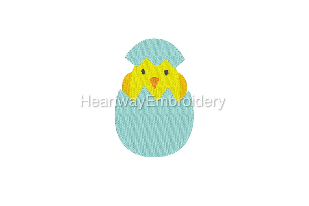 Mini Chick Embroidery Design 4 SIZES - Chick Mini Embroidery Design ...