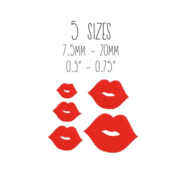 Lips Embroidery - Etsy