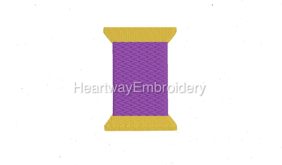 Mini Thread Spool Embroidery Design 5 SIZES - Mini Spool of Thread ...