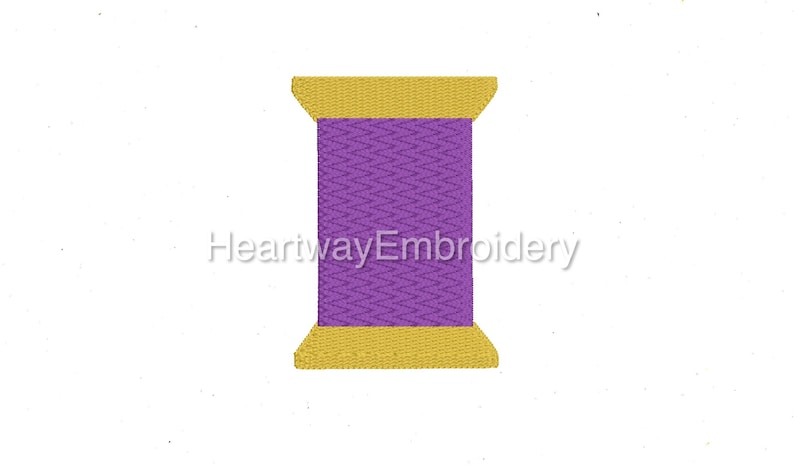 Mini Thread Spool Embroidery Design 5 SIZES Mini Spool of | Etsy