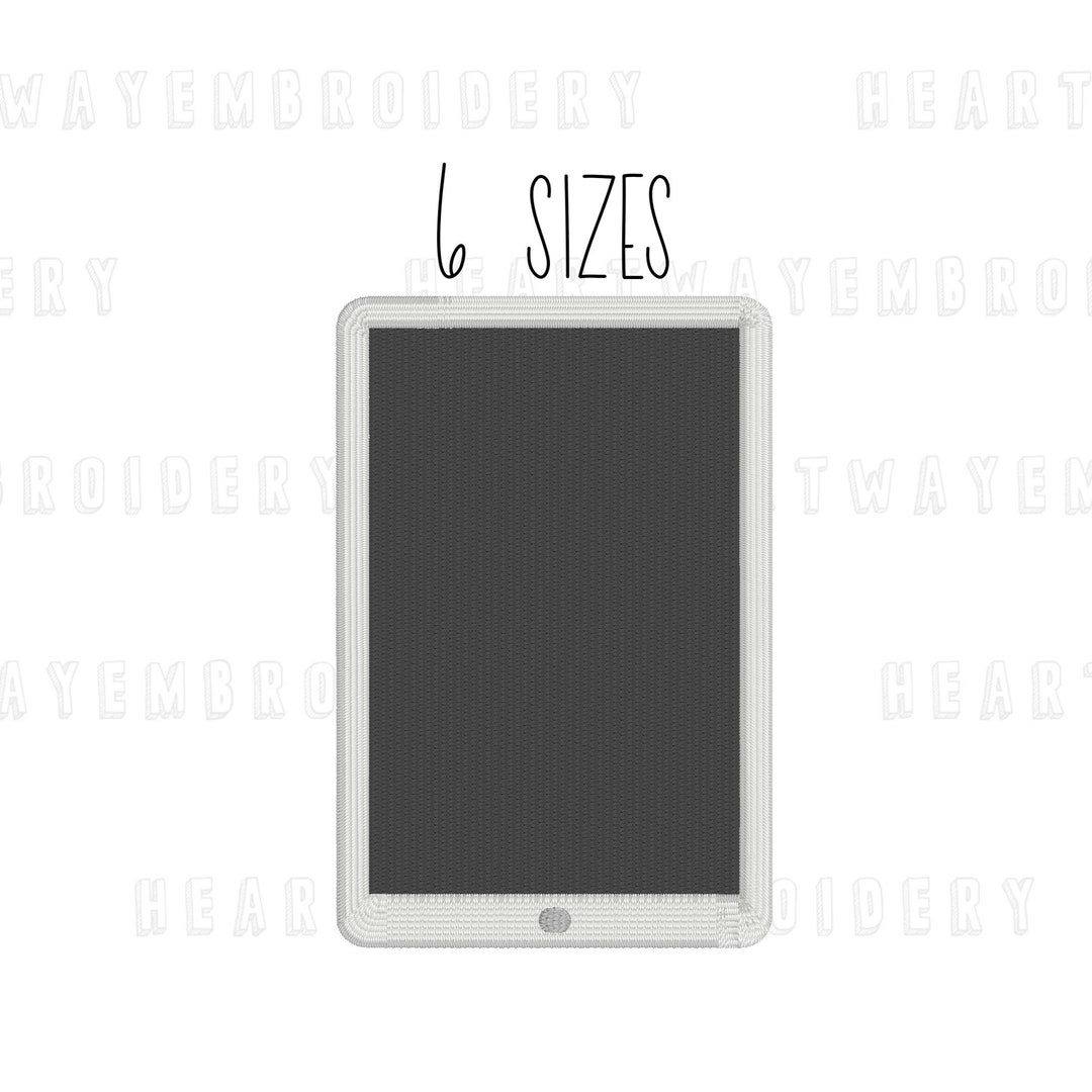 Mini Tablet Embroidery Design 6 SIZES - Tablet Embroidery Design ...