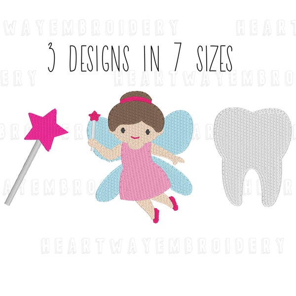 Tooth Fairy Embroidery Designs - Etsy