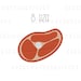 Mini Steak Embroidery Design 8 SIZES - Grilling Embroidery Design Steak ...