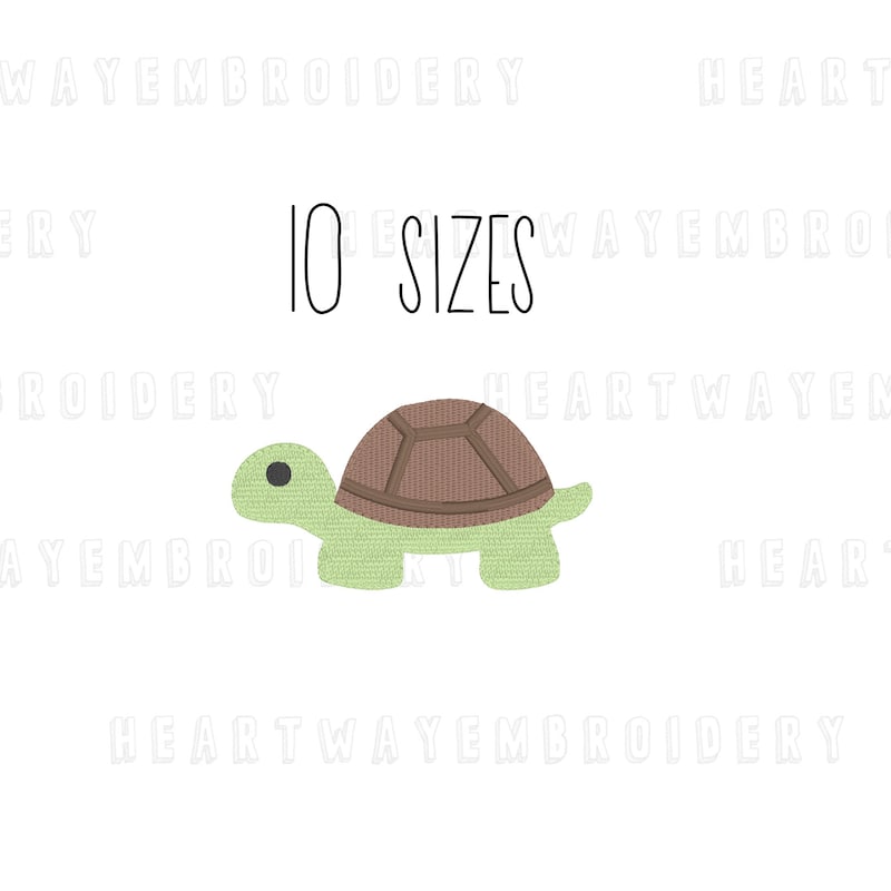 Turtle Christmas Embroidery - Etsy